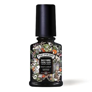 poo-pourri before-you-go toilet spray, trap-a-crap, 2 fl oz – cedarwood and citrus