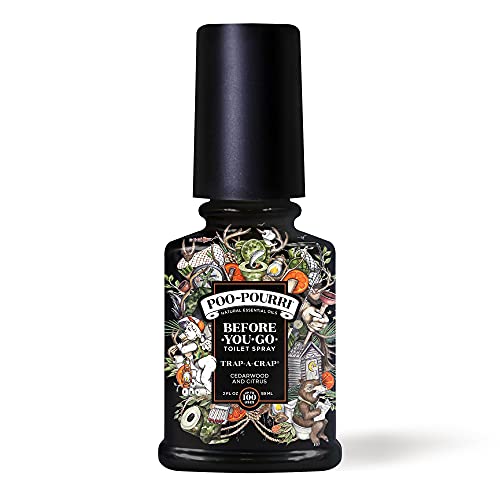 Poo-Pourri Before-You-Go Toilet Spray, Trap-A-Crap, 2 Fl Oz - Cedarwood and Citrus