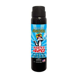 agent 420-3.5 oz odor destroying spray for eliminating unwanted odors in your house, car or apartment, freshen up the crib (new car fresh)