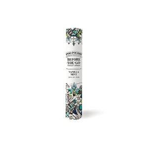 poo-pourri before-you-go toilet spray, vanilla mint, travel size 10 ml – vanilla, mint and citrus