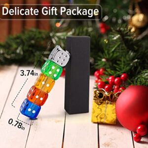 Dice Cool Lighter with Flashing Light,Windproof Jet Flame Refillable Butane Lighter,Novelty Torch Lighter Random Color,Valentines Day Gifts for Men Boyfriend on Birthday,Christmas(Without Butane)