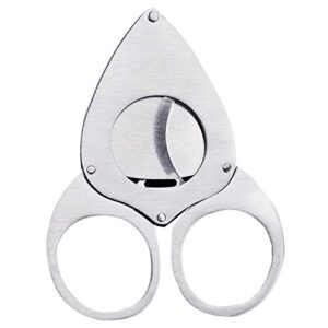 super sharp double blade stainless steel cigar cutters metal cigar scissors cut large diameter cigar