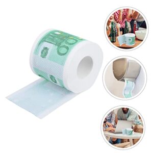 SAFIGLE 2 Rolls Office Guest Loud Every Colorful Household Printing Anniversary Stuffers Pattern Paper Mini Men Restaurant Paper- Stocking Travel Tissues Funny Party Green Favors Face