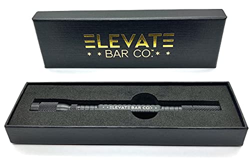 Elevate Bar Co.™ Heavy Duty 4-in-1 Cigar Punch Tool, Dual Size Punch (20 – 70 Gauge Cigar), Enhance Draw Pick Tool, and 2-Prong Nubber