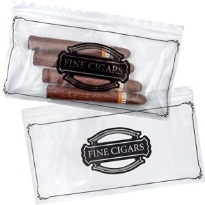 apq polyethylene slide seal lock cigar bags 10 x 5, clear small plastic bags zip pack of 100, slide top closure zipper bags 10×5, plastic zip bags small, 3 mil plastic bags, resealable plastic bags