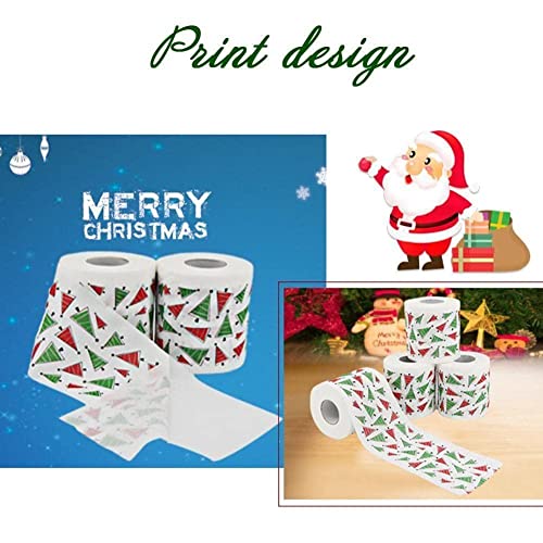 Christmas Printing Toilet Paper Old Man Christmas Pattern Printing Printing Paper Paper Toilet Printing Z8X3 Toilet Series Paper