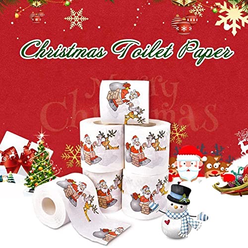 Christmas Printing Toilet Paper Old Man Christmas Pattern Printing Printing Paper Paper Toilet Printing Z8X3 Toilet Series Paper