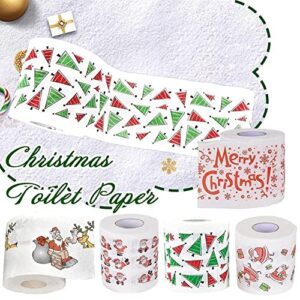 Christmas Printing Toilet Paper Old Man Christmas Pattern Printing Printing Paper Paper Toilet Printing Z8X3 Toilet Series Paper