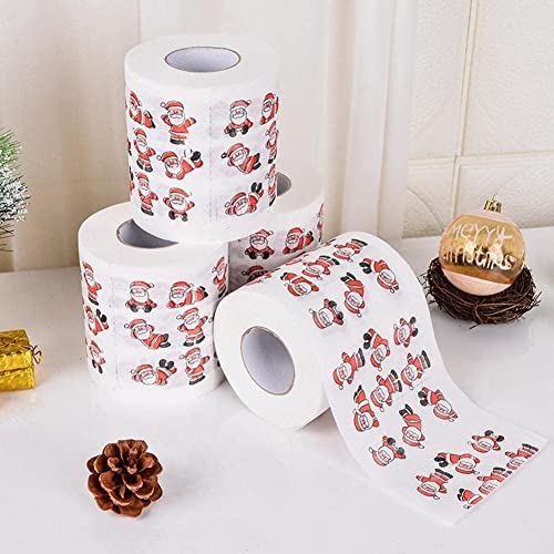 Christmas Printing Toilet Paper Old Man Christmas Pattern Printing Printing Paper Paper Toilet Printing Z8X3 Toilet Series Paper