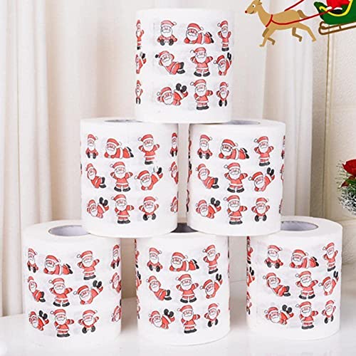 Christmas Printing Toilet Paper Old Man Christmas Pattern Printing Printing Paper Paper Toilet Printing Z8X3 Toilet Series Paper