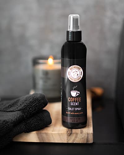 Men's Before You Go Toilet Spray - (Coffee) Outhouse Brand - 8oz - Made for Dudes Who Bomb Toilets