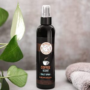 Men's Before You Go Toilet Spray - (Coffee) Outhouse Brand - 8oz - Made for Dudes Who Bomb Toilets