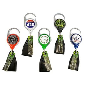 lighter leash the leaf retractable lighter holder 5 count