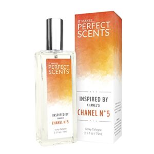 perfect scents fragrances | inspired by chanel’s chanel no. 5 | eau de toilette | fragrance for women | vegan, paraben free | never tested on animals | 2.5 fluid ounce