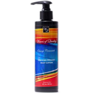 l’artisane box waves of quality organic body lotion- orange creamsicle