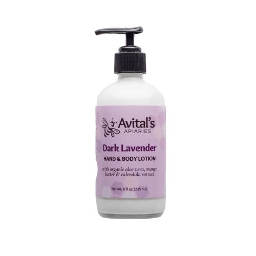 Avital's Apiaries Dark Lavender Hand & Body Lotion with aloe, calendula, & mango butter