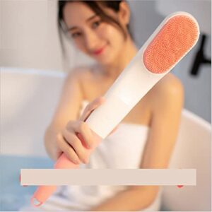 INGVY Dry Brushing Body Brush Electric Bath Machine Intelligent Electric Massage Bath Brush Bath Refresh Long Handle Bath Massager