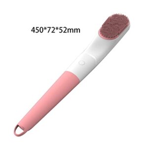 INGVY Dry Brushing Body Brush Electric Bath Machine Intelligent Electric Massage Bath Brush Bath Refresh Long Handle Bath Massager