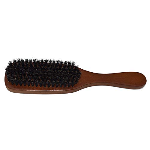 Beard Brush 100% Boar Bristle Hair Brush Beard Straightener Brush Make Beard Soften Clean Durable Wood Handle for itchy beard