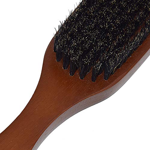 Beard Brush 100% Boar Bristle Hair Brush Beard Straightener Brush Make Beard Soften Clean Durable Wood Handle for itchy beard