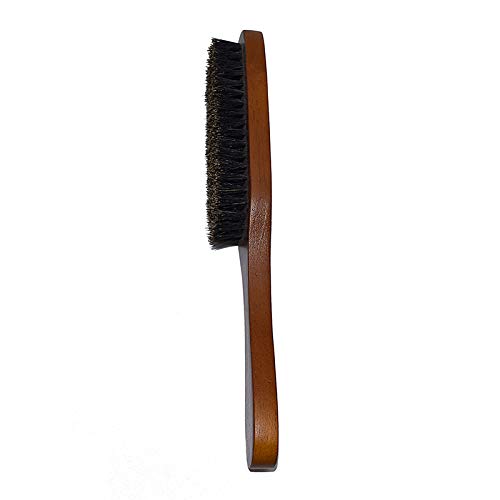 Beard Brush 100% Boar Bristle Hair Brush Beard Straightener Brush Make Beard Soften Clean Durable Wood Handle for itchy beard