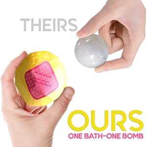 Bath Bombs Gift Set - The Best Ultra Bubble Fizzies with Natural Dead Sea Salt Cocoa and Shea Essential Oils, 6 x 4.1 oz, The Best Birthday Gift Idea for Her/Him, Wife, Girlfriend, Women