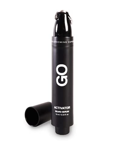 Copenhagen Grooming Activator Go (0.33 Fl.oz. / 10ml) - Handy Beard Growth Serum - Natural Beard Growth Oil Serum - Effective Facial Hair Growth for Men - Practical Beard Grower Serum w/ Biotin