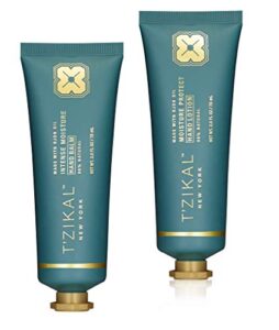 t’zikal hand rescue project with ojon oil – travel size hand cream set with balm and lotion to moisturize and hydrate dry, cracked hands.