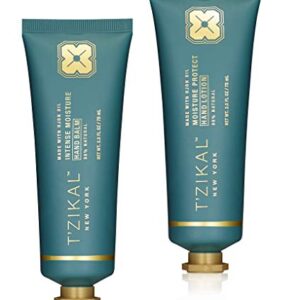 T'zikal Hand Rescue Project with Ojon Oil - Travel Size Hand Cream Set with Balm and Lotion to Moisturize and Hydrate Dry, Cracked Hands.