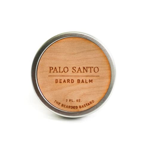 The Bearded Bastard TBB Palo Santo Beard Balm for Men | Tame & Style Your Beard | Beard Conditioner with Shea Butter, Jojoba Oil, Argan Oil (2 Oz.)