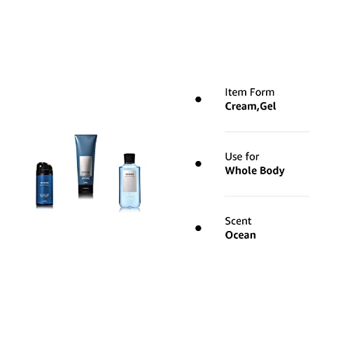 Bath Body Works Men's Ocean Spray, Cream and Body Wash