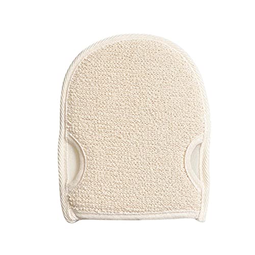 INGVY Dry Brushing Body Brush Natural Loofah Glove Soft Body Scrub Sponge Pad Male Female Bath Scrubber Mitt for Shower Spa Skin Clean Bath Gloves