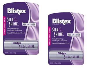 blistex silk & shine lip moisturizer 0.13 oz pack of 2