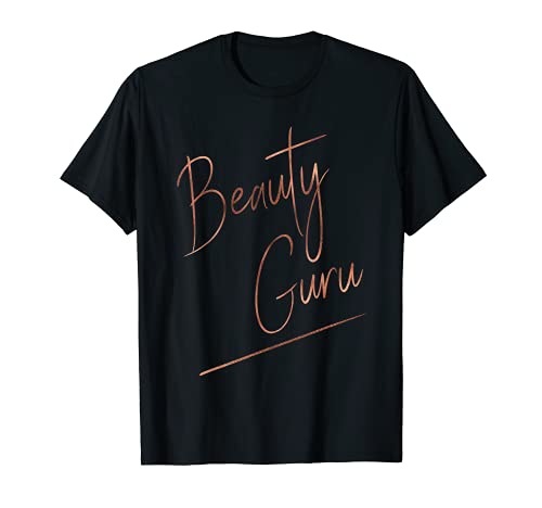 Beauty Guru Ombre Handwriting Tee - Gift for Makeup Artist