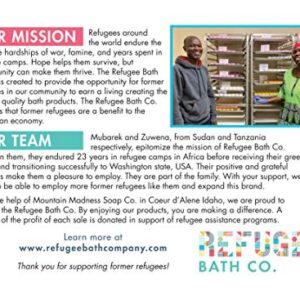 Refugee Bath Co. Variety Pack Bath Bombs Tea Tree and Eucalyptus Essential Oils Cocoa Butter Support Refugee Employment in USA (12 Pack)