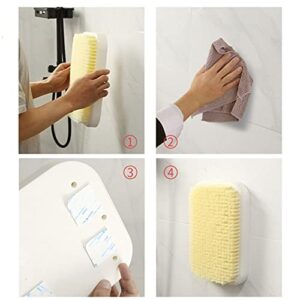 INGVY Dry Brushing Body Brush Massage Bath Brushes Body Back Rubbing Brush Back Exfoliating Stain Removal Scrub Wall Mounted Bathroom Body Wash Cleaning Tool