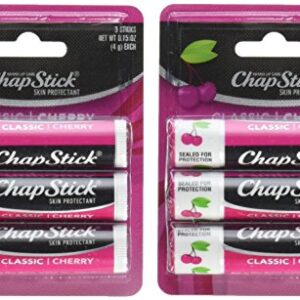 ChapStick Lip Balm, Classic Cherry, 0.15 Ounce (Pack of 6)