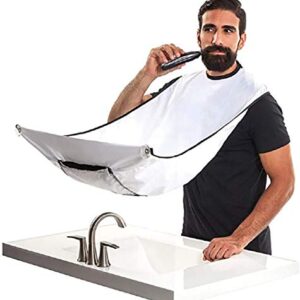 LucaSng Shaving Cloth Scissors Release Shave Trimming Cloth Neck Apron with Suction Cup