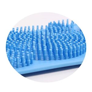 INGVY Dry Brushing Body Brush Silicone Brushes Bath Towels Body Scrubber Rubbing Back Peeling Massage Shower Extended Scrubber Skin Clean Brushes