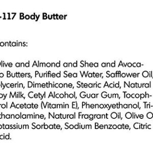 Raya Body Butter Thick Body Moisturizer for Dry, Cracked Hands and Feet, Can Be Used as a Luxurious Massage Cream, Great for All Skin Types