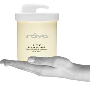 Raya Body Butter Thick Body Moisturizer for Dry, Cracked Hands and Feet, Can Be Used as a Luxurious Massage Cream, Great for All Skin Types