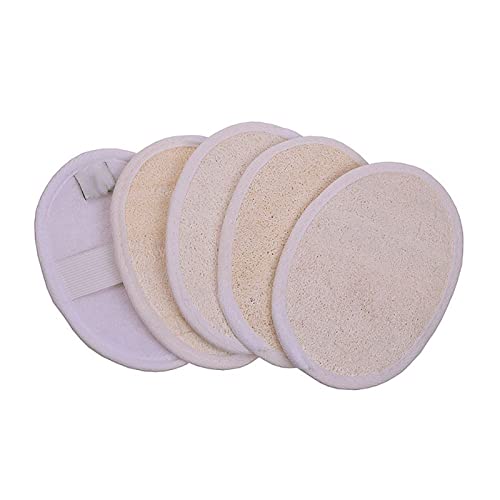 INGVY Dry Brushing Body Brush Natural Loofah Body Scrubber Bath Exfoliating Sponge Soft Shower Brushes Clearner Pad Exfoliator Shower Puff Body Skin Care Tool