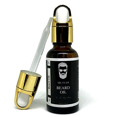 Arganade Premium Beard Oil - Leave-in Conditioner & Softener - Beard Growth Stimulating Oil (Bay Rum)