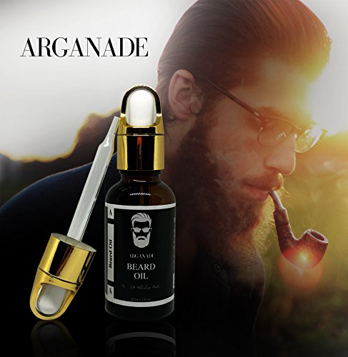 Arganade Premium Beard Oil - Leave-in Conditioner & Softener - Beard Growth Stimulating Oil (Bay Rum)