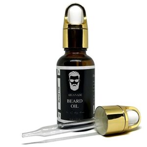 Arganade Premium Beard Oil - Leave-in Conditioner & Softener - Beard Growth Stimulating Oil (Bay Rum)