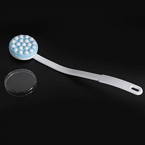 INGVY Dry Brushing Body Brush Long Handled Lotion Oil Cream Applicator Head Body Leg Back Bath Brush Scrub Massager Shower Rubbing Brush Bath Supplies Tools