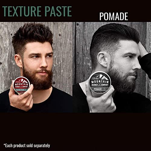 Rocky Mountain Barber Company Hair Paste for Men - Hair Styling Paste with Pliable Light-Firm Hold for All Hair Styles, Shine-Free Matte Finish - Easy to Wash Out – 2oz