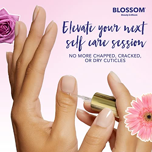 Blossom Hydrating, Moisturizing, Strengthening, Scented Cuticle Oil, Infused with Real Flowers, Made in USA, 0.42 fl. oz, Spring Bouquet