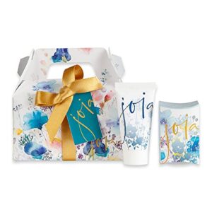 european soaps joia winter/spring quad milled bar soap, 1.4 oz and shea butter hand cream, 1 fl oz, gift set, sea & shore