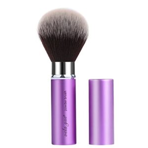 vela.yue retractable face kabuki brush round powder makeup brushes